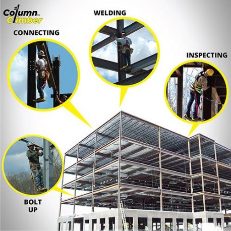 column climber steel erection ironworker equipment